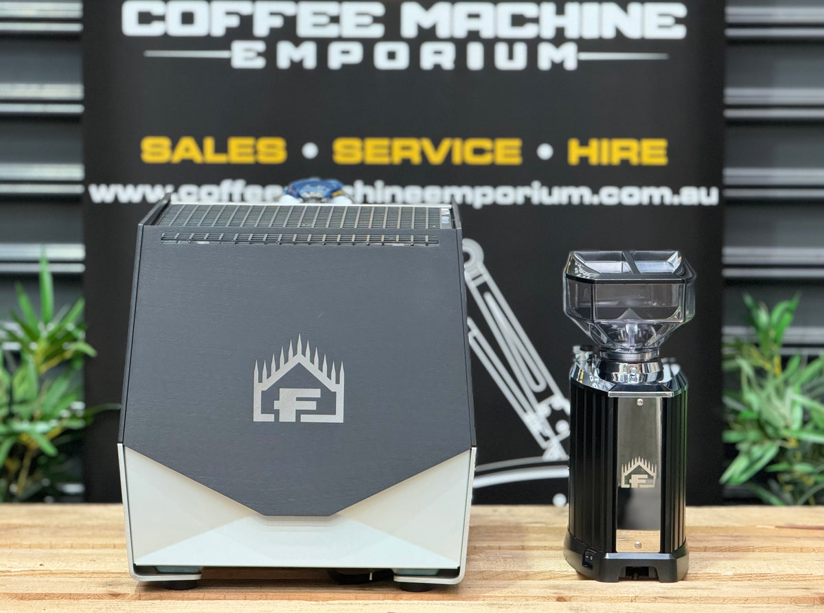 Brand New Faema Faemina GTi 1 Group and Touch & Match Grinder Package ...