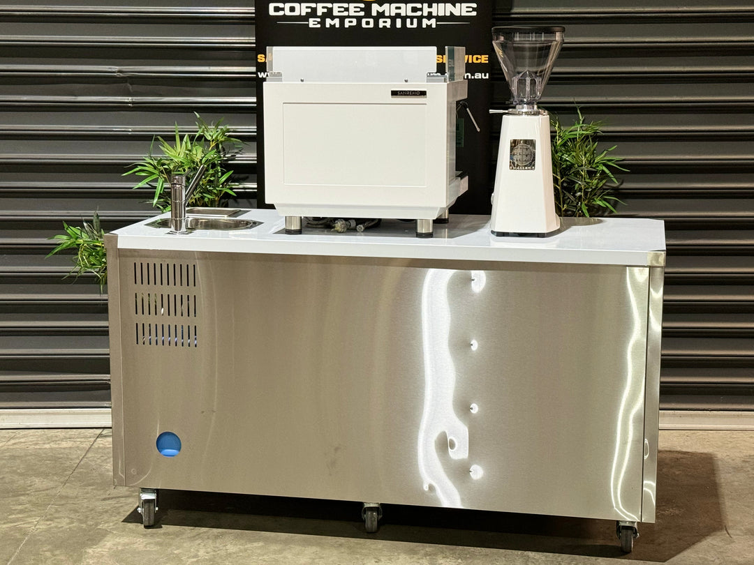 Custom Stainless Coffee Carts | Coffee Machine Emporium – Coffee ...