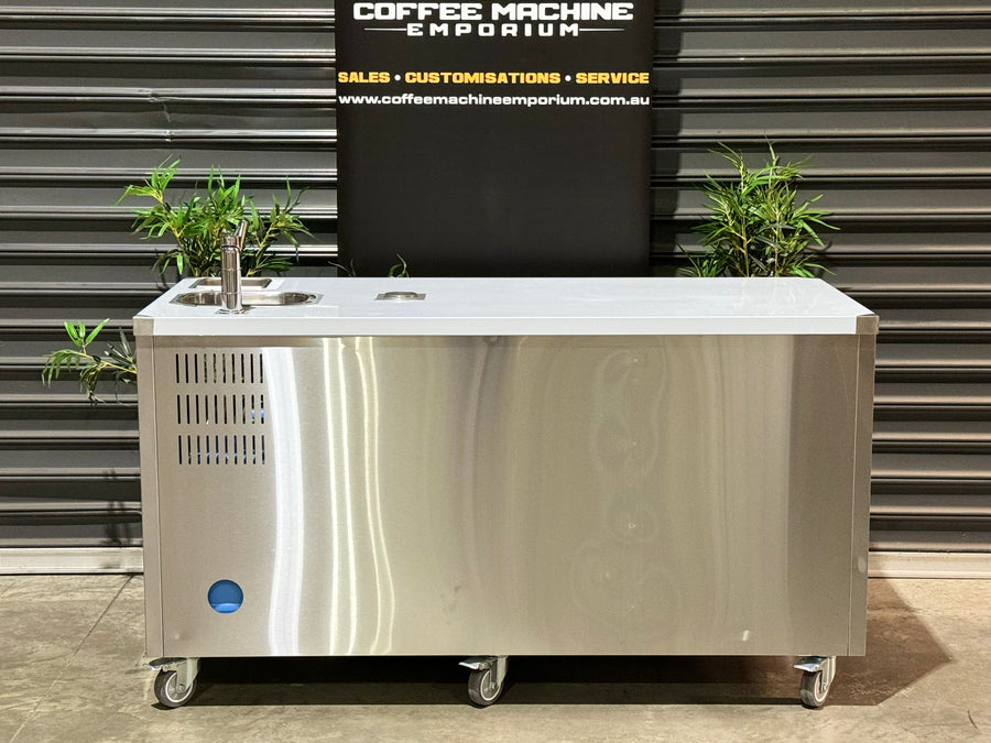 Custom Stainless Coffee Carts | Coffee Machine Emporium – Coffee ...