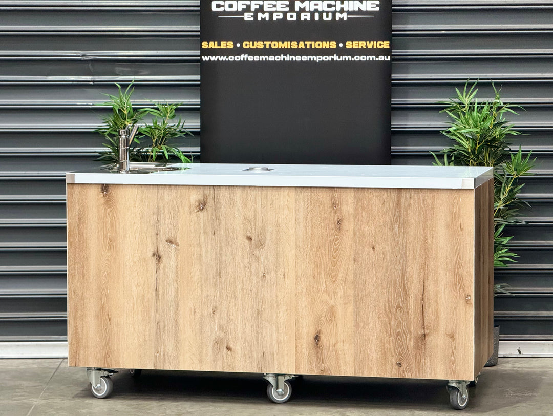 Custom Stainless Coffee Carts | Coffee Machine Emporium – Coffee ...