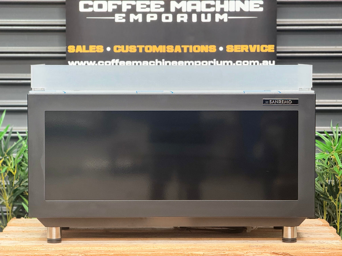 Brand New Sanremo Zoe Competition Tall 3 Group Coffee Machine - Black ...