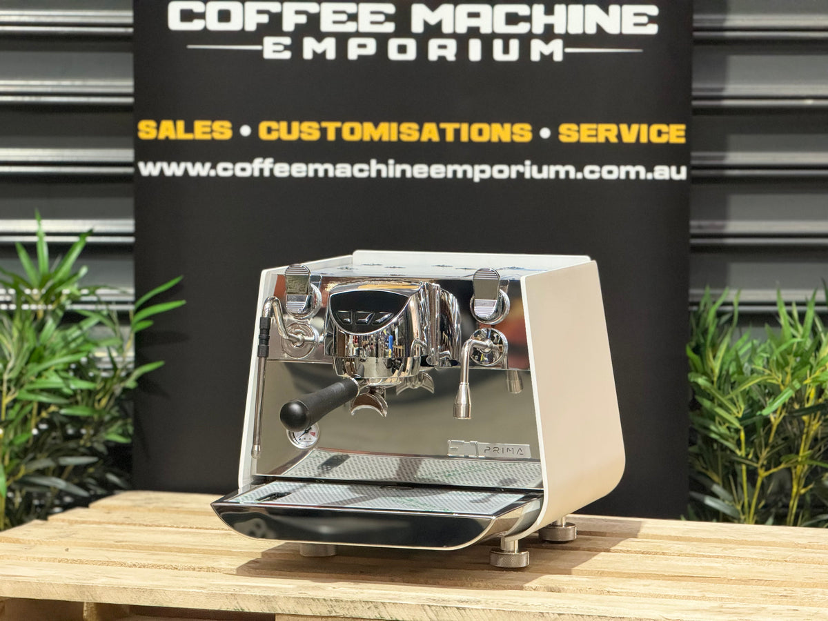 Brand New Victoria Arduino Eagle Prima One 1 Group Coffee Machine - Wh ...