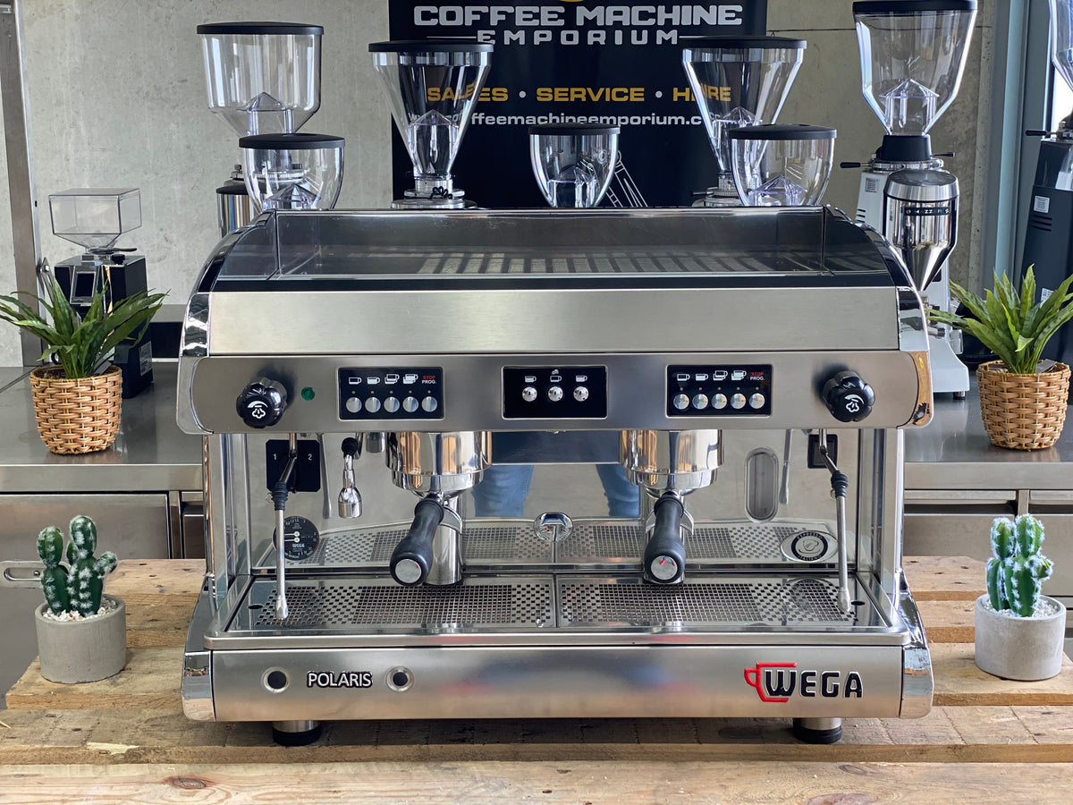 Wega Polaris Low Cup 2 Group Coffee Machine - Chrome – Coffee Machine ...