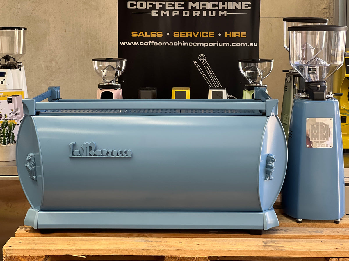 La Marzocco GB5 3 Group Espresso Machine & Mazzer Robur Package ...